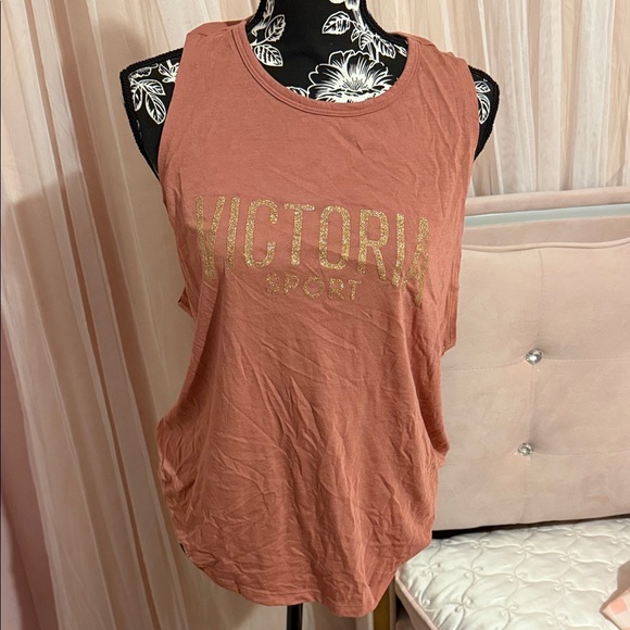 Victoria's Secret | Tops | Victorias Secret Dusty Rose Muscle Tee ...
